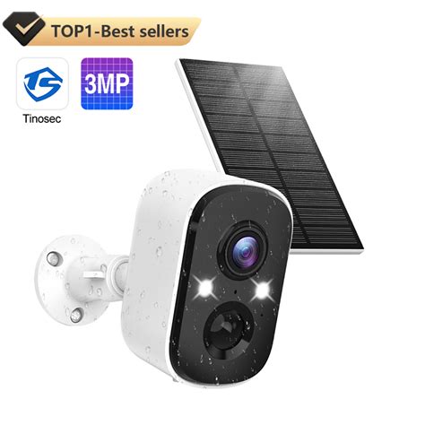 Tinosec 4500mA Wifi System Security Surveillance Solar Panel Power