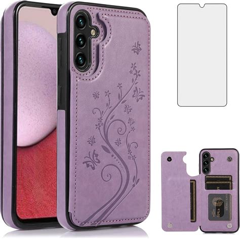 Asuwish Phone Case For Samsung Galaxy A14 5g With Tempered