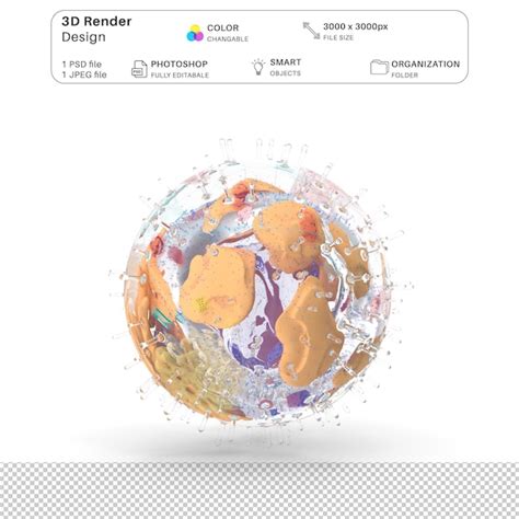 인간 배아 3d 모델링 Psd 파일 현실적인 인간 해부학 프리미엄 Psd 파일