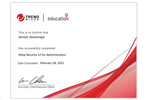 Ahmed Aboelmagd On Linkedin Trendmicro Deepsecurity Certificate 12 Comments