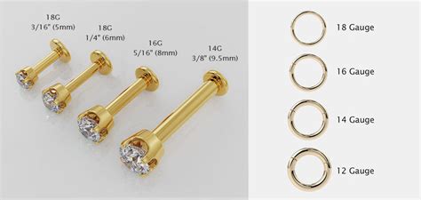 Nose Ring Sizes A Quick Guide To Buying Nose Rings Online Freshtrends