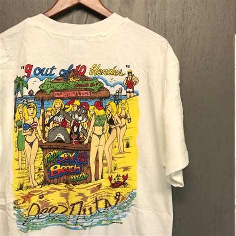 Xl Nos Vintage 90s 1995 Deez Nuts Sex On The Beach T … Gem