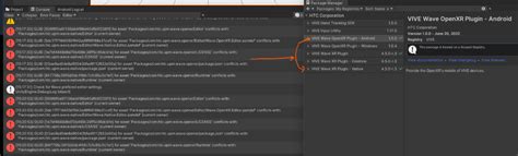 Focus3 Conflicts Between Vive Wave Xr Plugins Vive Openxr Vive Forum