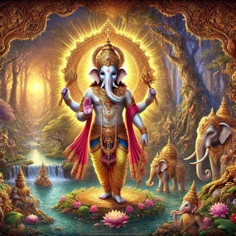 โอม พระพิฆเนศเหรัมภะ มหาเทพแห่งโชคลาภและความสำเร็จ Facebook