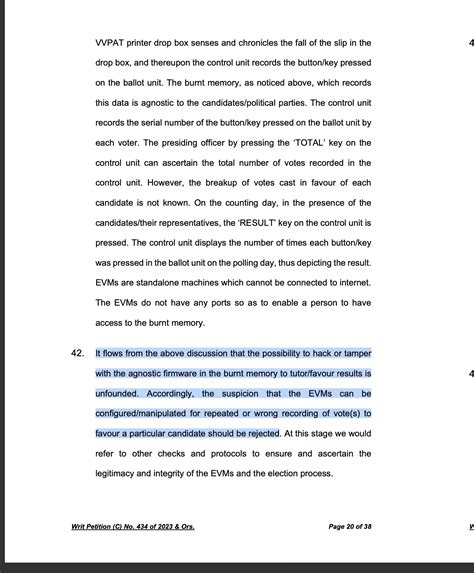 Supreme Court Judgment On Evm Vvpat Verification Live Updates