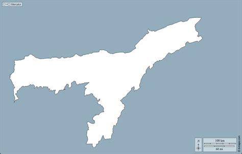 Assam D Free Map Free Blank Map Free Outline Map Free