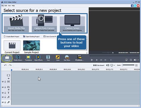 how to start working with avs video editor