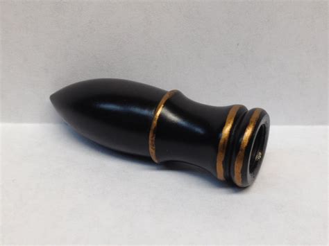 Bullet Machined Metal Lamp Finial Antique Bronze Finish Lamp Finial