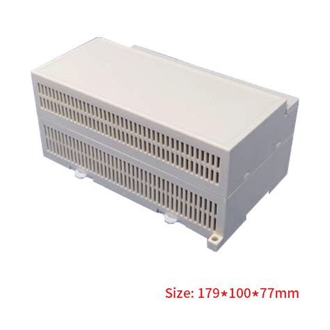 17910077mm Din Rail Lcd Enclosure Plastic Device Housing For