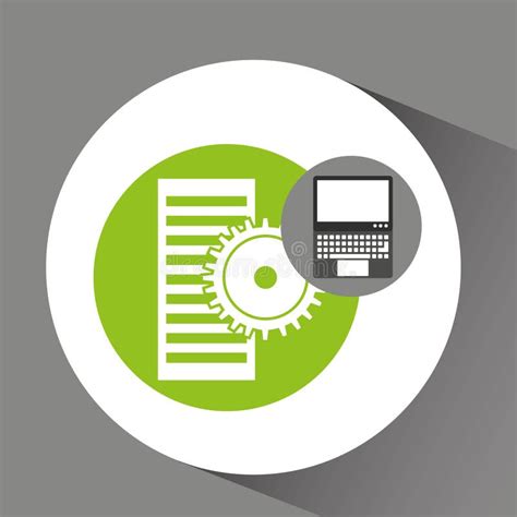 Set Server And Gear Cloud Hacking Analyst Engineer And Hierarchy Organogram Chart Square