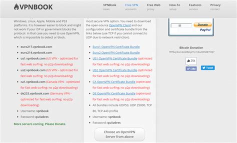 OpenVPN AutoLogin VPNBook Project Profiles Reviews Download Gallery FAQ