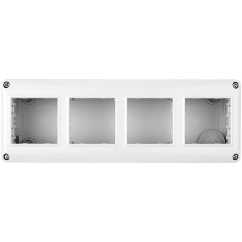 Vimar Mounting Box 8 Module Ip40 Plastic Vm14814 Apollo Lighting
