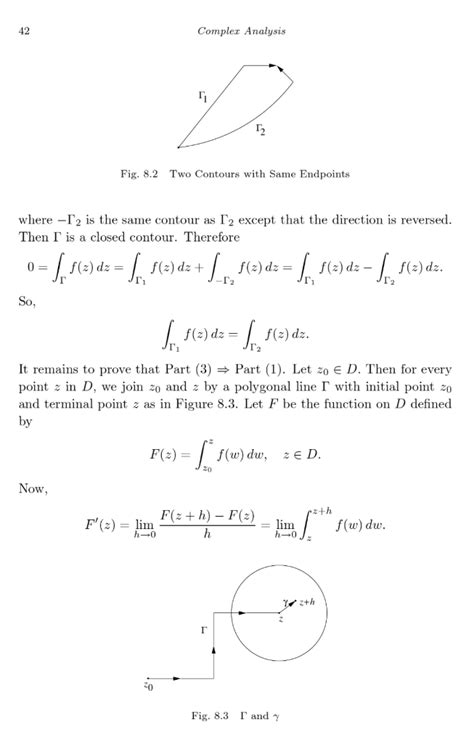 Solved Chapter 8 Contour Integrals And Path Independence Let