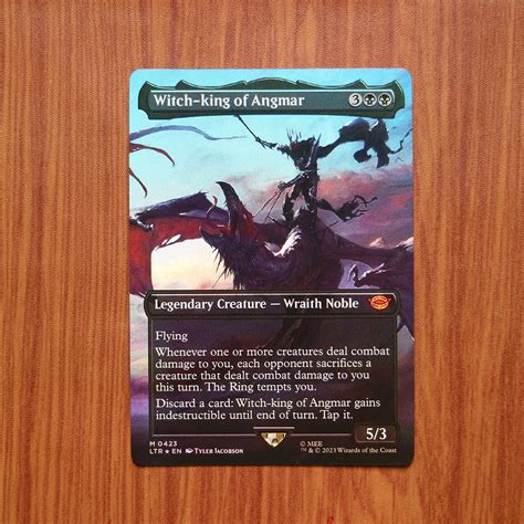 Witch King Of Angmar Ltr 423 Foil Magic The Gathering Proxy Mtg Cards