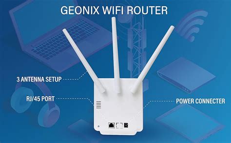 Geonix G SIM Support And G Network Support Wi Fi Router I GXWR G I Linux RAM MB I Triple