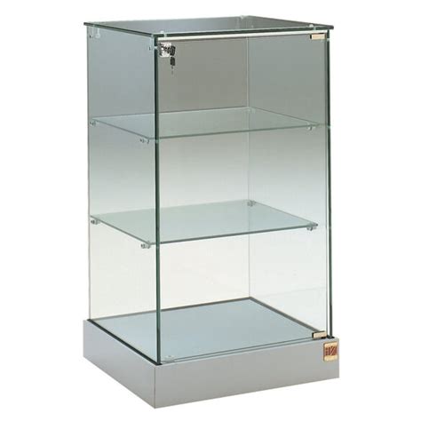 530mm Wide Glass Display Counter With Castors Access Displays