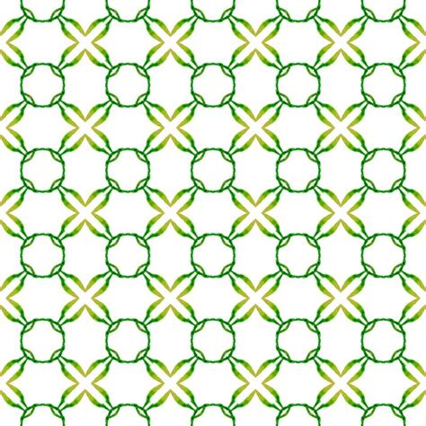 Premium Photo Medallion Seamless Pattern Green Pretty Boho