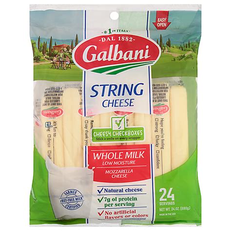 Galbani Mozzarella String Cheese 24 Oz Dairy Ingles Markets
