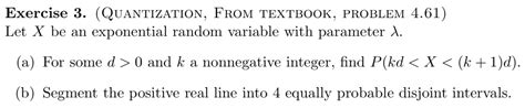Solved Exercise Quantization From Textbook Problem Chegg