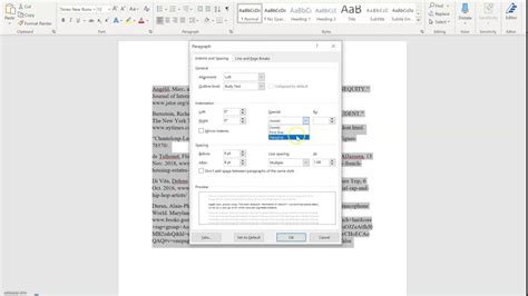 Hanging Indent Tutorial YouTube