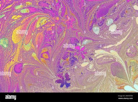 Abstract Marbling Pattern For Fabric Design Creative Marbling