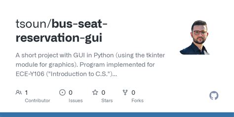 github tsoun bus seat reservation gui a short project with gui in