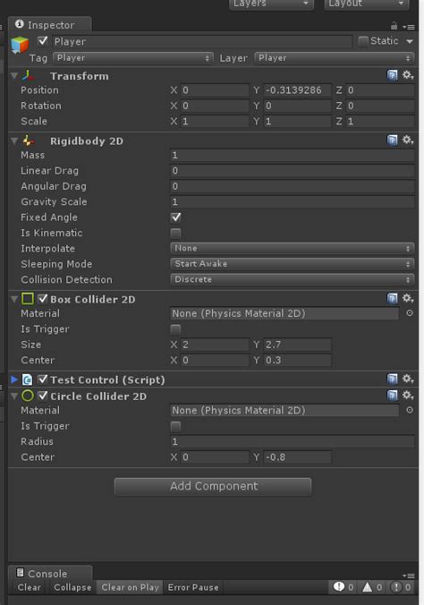 Making A Player Move In Unity