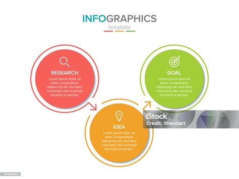 Templat Label Infografis Vektor Dengan Ikon 3 Opsi Atau Langkah