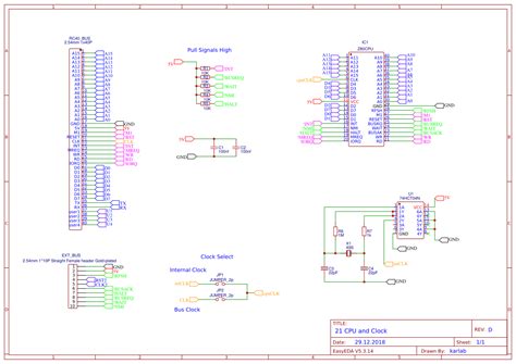 D CPU And Clock EasyEDA Open Source Hardware Lab