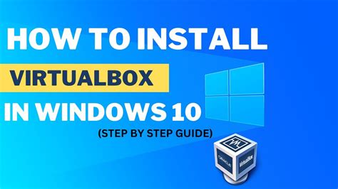 How To Install Virtualbox On Windows 10 Youtube