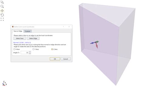 Rs3 Documentation Define Liner Local Coordinates