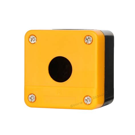 68 50 68 22mm Push Button Switch Box Emergency Stop Push Button Box 1 Hole For XB2 Switch Short