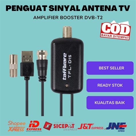 Jual 100 ORIGINAL Penguat Sinyal Antena TV Amplifier Booster DVB T2