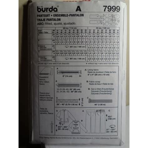 Burda Maternity Sewing Pattern 7999
