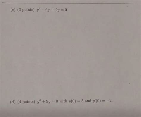 Solved 2 For The Following Either Solve The IVP Or Find Chegg Com