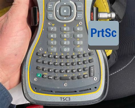 Screenshot On A Trimble Tsc3 Surveyor Insider