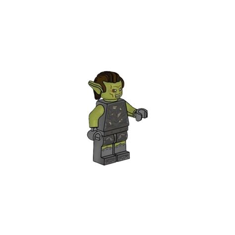 Lego Orc Green With Armor With Spikes Minifigure Inventory Brick