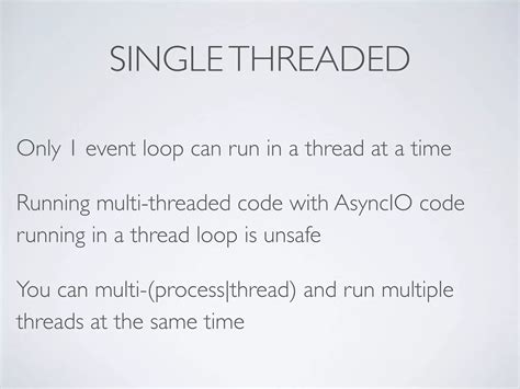 Introduction To Python Asyncio Ppt