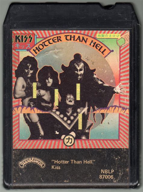 Kiss Hotter Than Hell 1974 Ampex A11 8 Track Tape