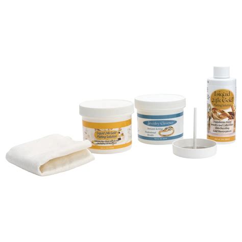 Liquid 24k Gold Plating Kit For Jewelry And Collectibles Hsn