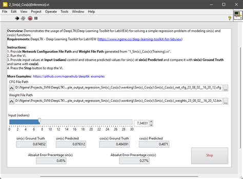 Deepltk Tutorial 14 Multi Output Non Linear Regression Sinx And Cosx