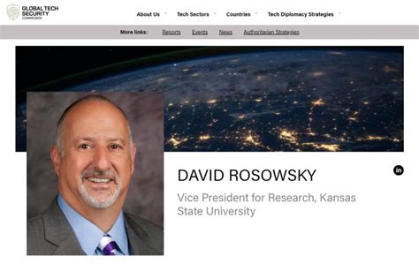 I Am Honored To Be Serving As Deputy Commissioner Of The Global Tech
