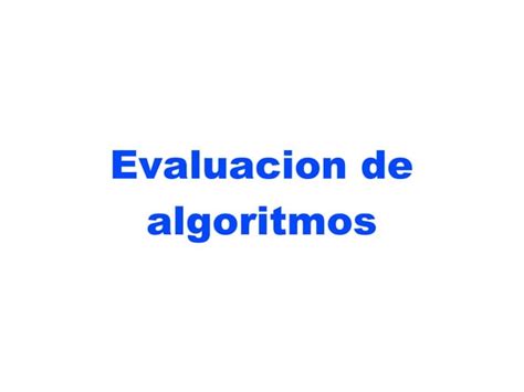 Ejercicios De Algoritmos PPT