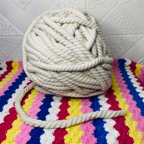 Jual Tali Macrame 8mm Benang Macrame 8mm Harga 1 Meter Shopee Indonesia