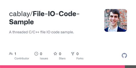 Github Cablayfile Io Code Sample A Threaded Cc File Io Code Sample