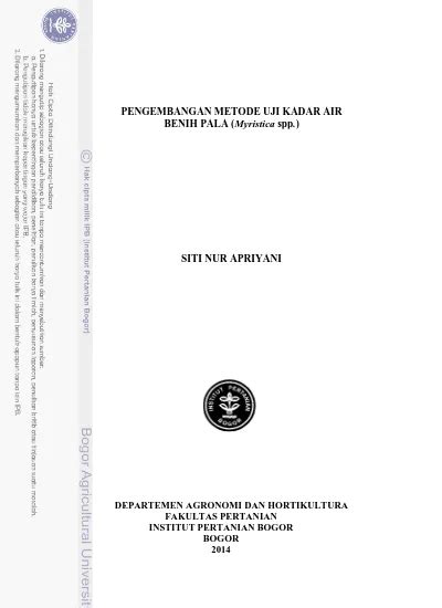 Top PDF Analisis Kadar Air Benih Kedelai Metode Oven Dok