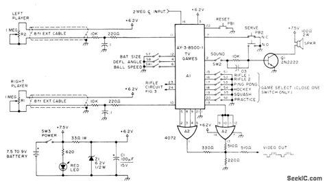 six game chip basic circuit circuit diagram
