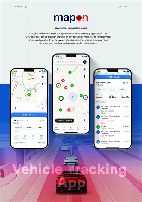 Mapon Vehicle Gps Tracking Mobile App By Moslim Uddin On Dribbble