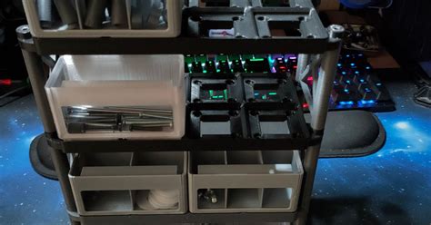 Gridfinity Window Bin Easy Stacking Rack By Methlon Download Free Stl