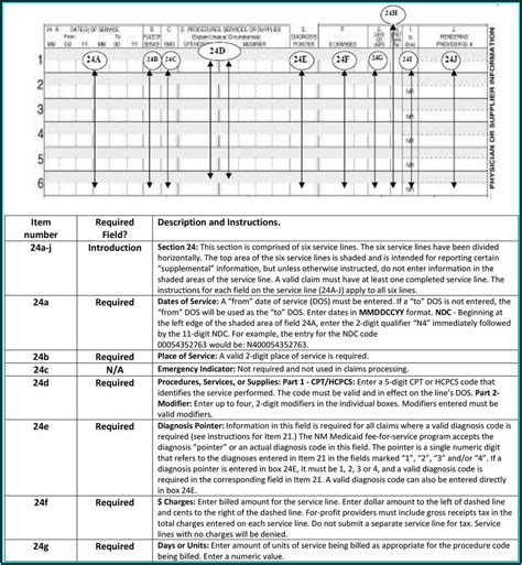 Cms 1500 Billing Form Instructions Form Resume Examples 76yglbmvol